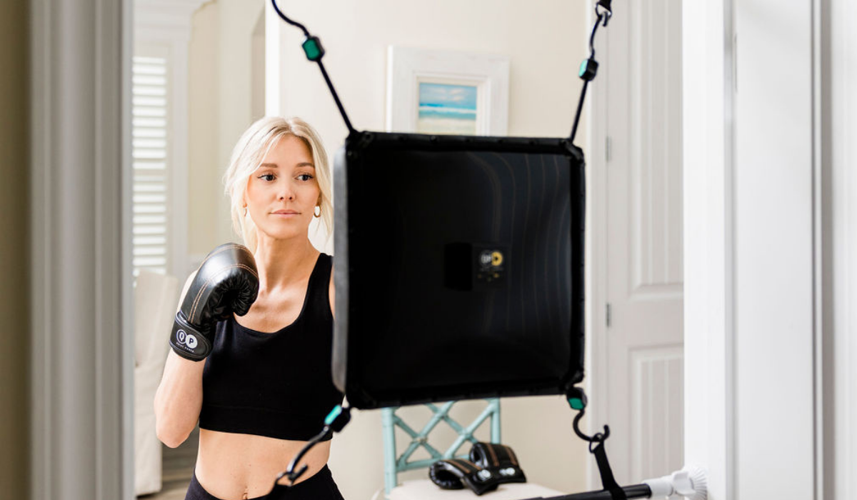 Quiet Punch: The Doorway Smart Punching Bag System.