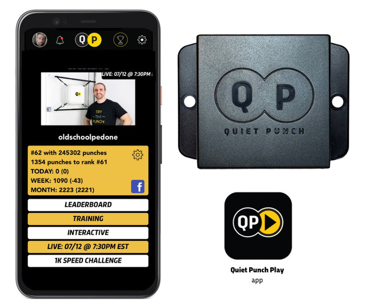 Quiet Punch: The Doorway Smart Punching Bag System.